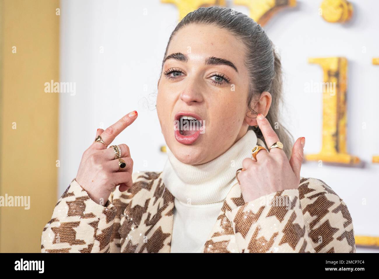 Harriet Rose poses for photographers at the World premiere of the film ...