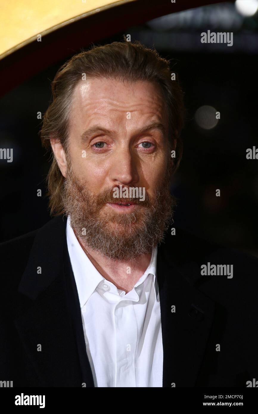 Rhys Ifans poses for photographers at the World premiere of the film ...