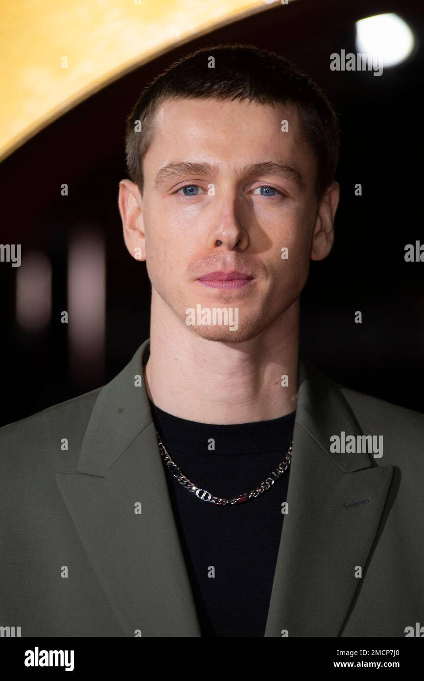 Harris Dickinson poses for photographers at the World premiere of the ...