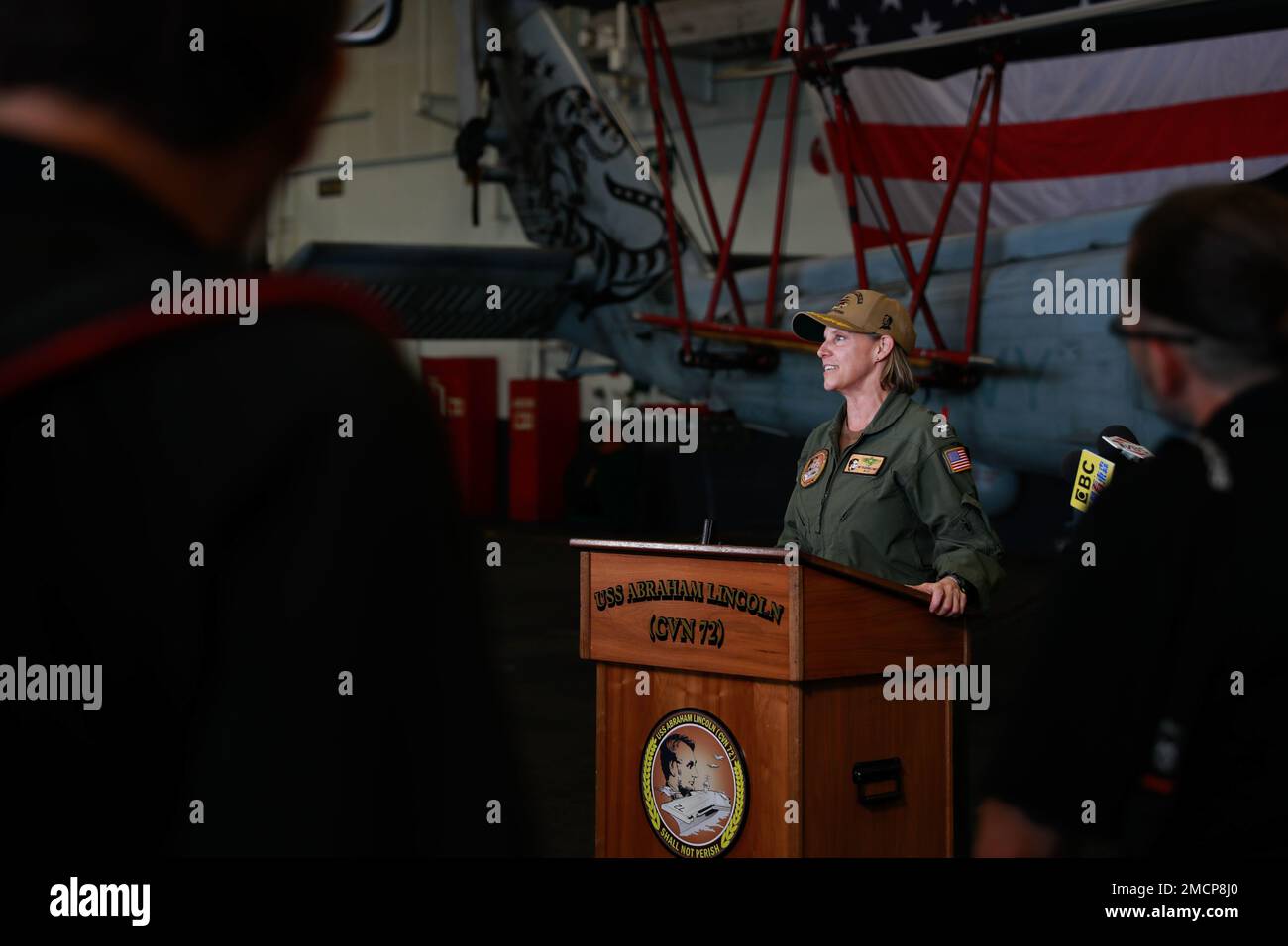 PEARL HARBOR (July 8, 2022) Capt. Amy Bauernschmidt, commanding officer ...