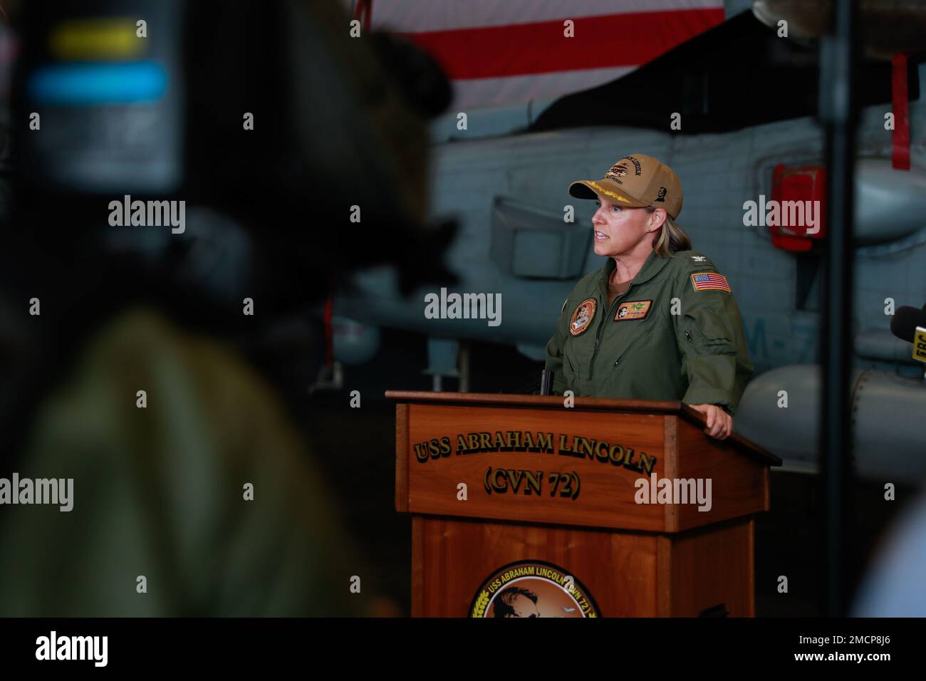 PEARL HARBOR (July 8, 2022) Capt. Amy Bauernschmidt, commanding officer ...