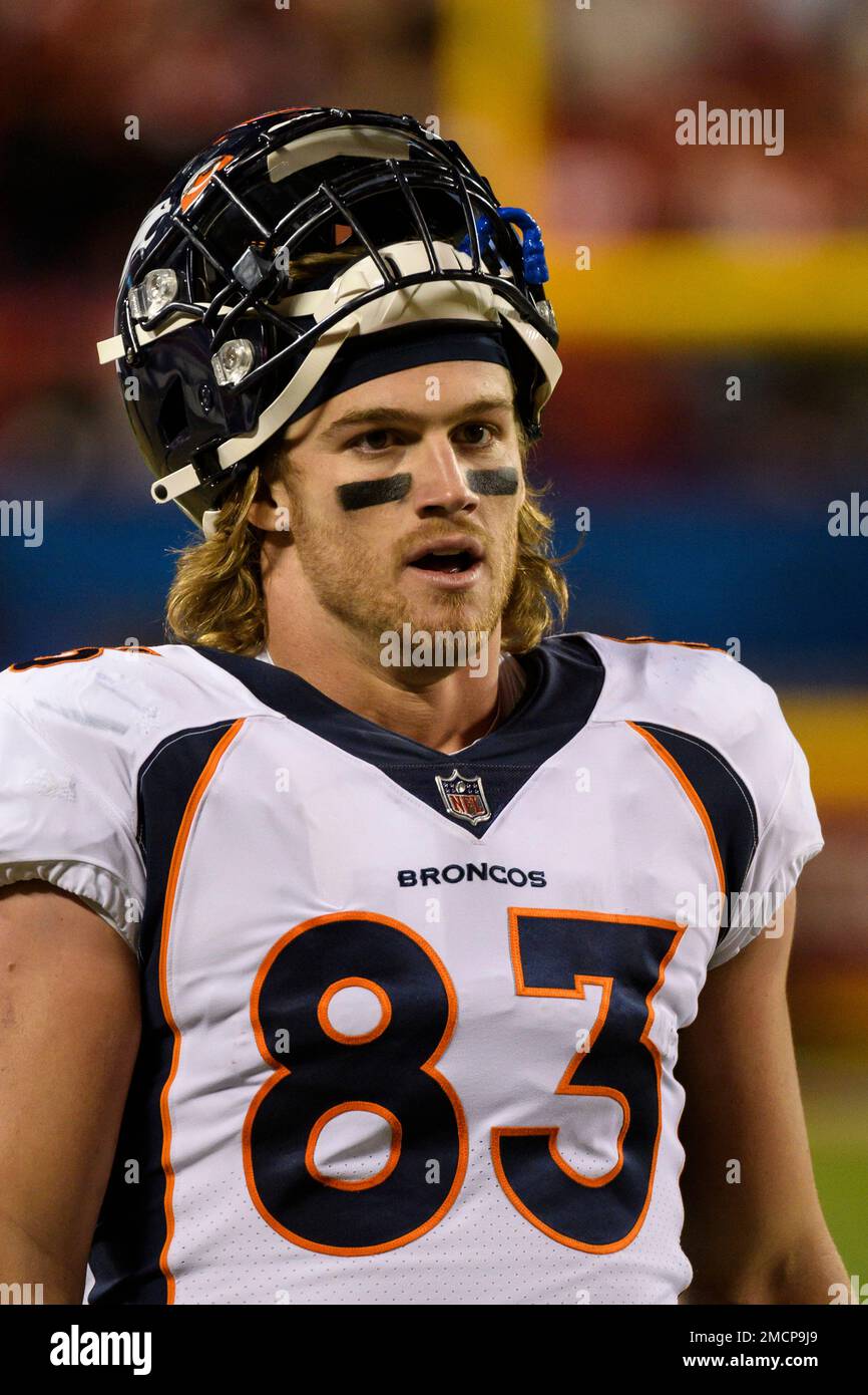 Denver Broncos tight end Andrew Beck during the second half an NFL ...
