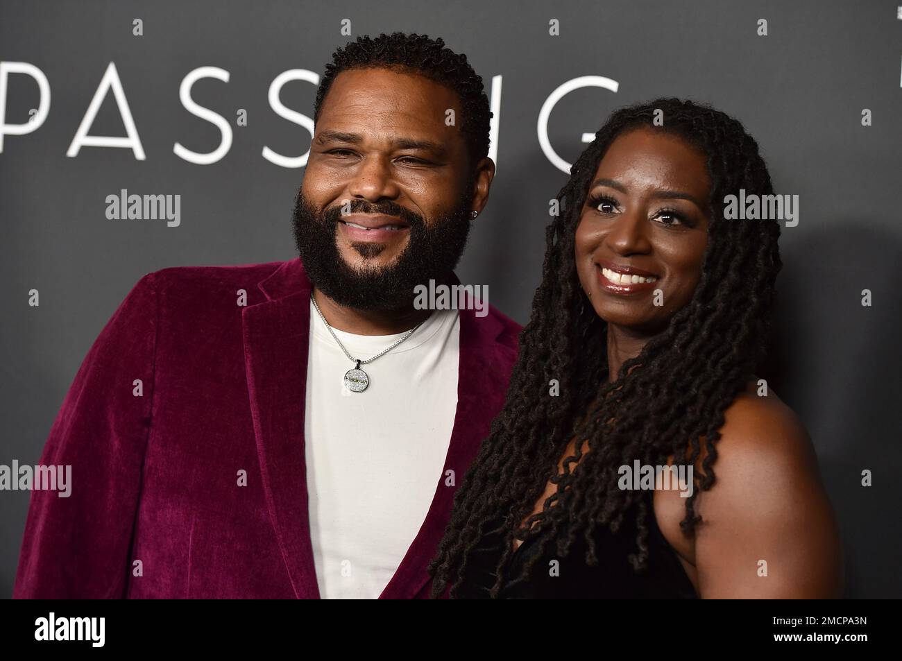 Anthony Anderson, left, and Alvina Stewart arrive at the fourth annual ...