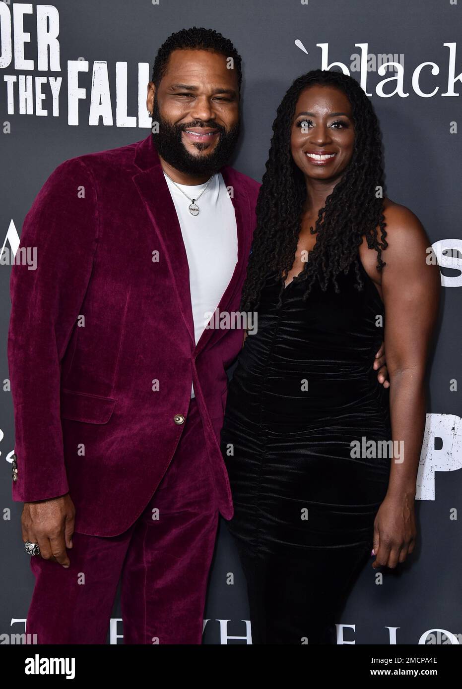 Anthony Anderson, left, and Alvina Stewart arrive at the fourth annual ...