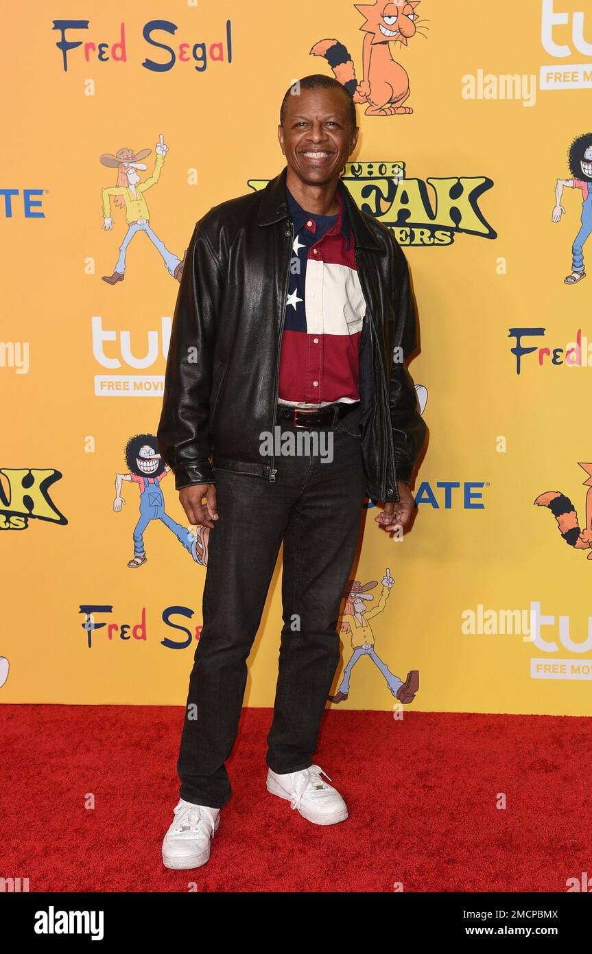 Phil LaMarr arrives at "The Freak Brothers" experience on Monday, Dec ...