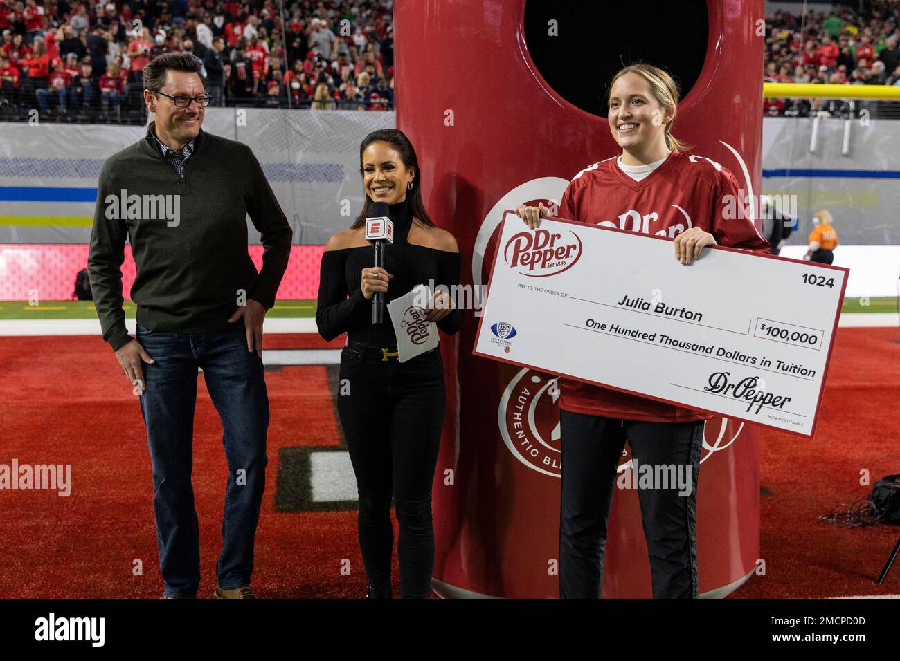 IMAGE DISTRIBUTED FOR DR PEPPER - Julia B. accepting award at the Dr ...