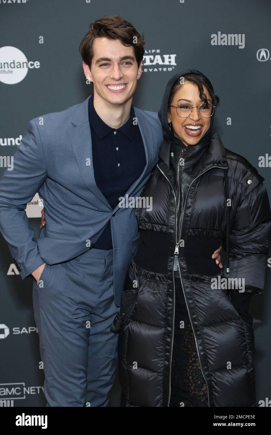 Park City, UT, USA. 21st Jan, 2023. Kyle Selig, Liza Koshy at arrivals ...