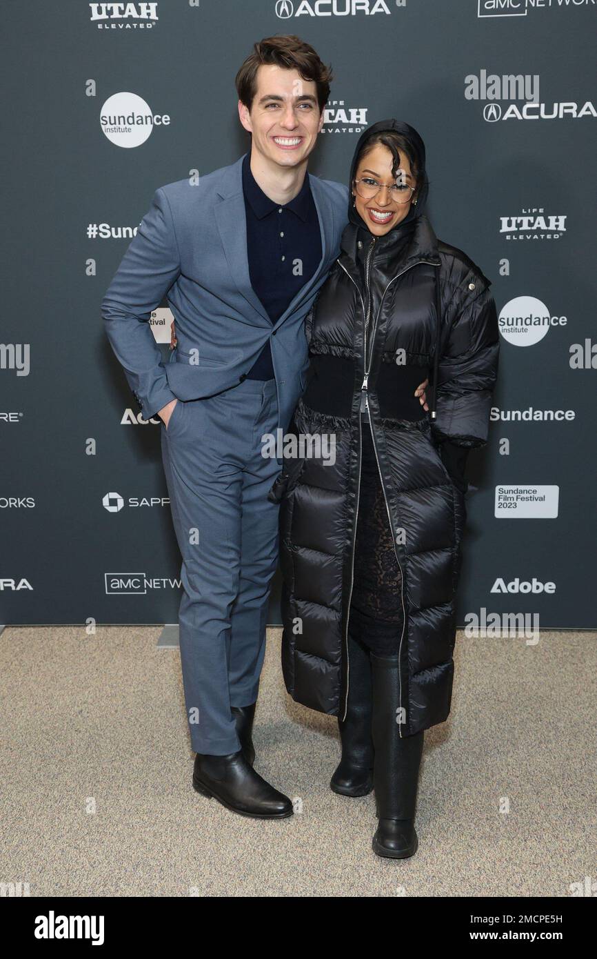 Park City, UT, USA. 21st Jan, 2023. Kyle Selig, Liza Koshy at arrivals ...