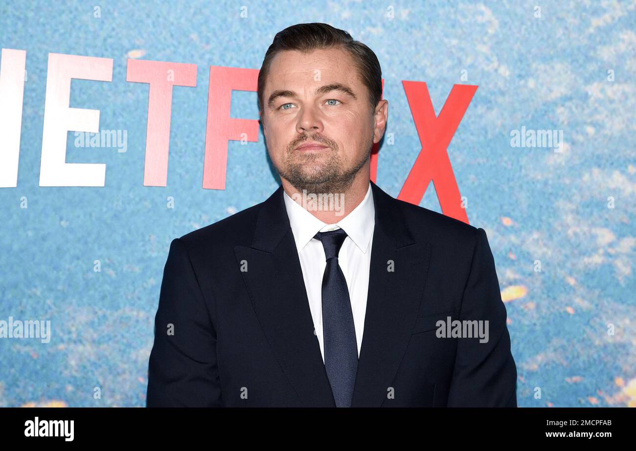 Leonardo DiCaprio attends the world premiere of "Don't Look Up" at Jazz ...