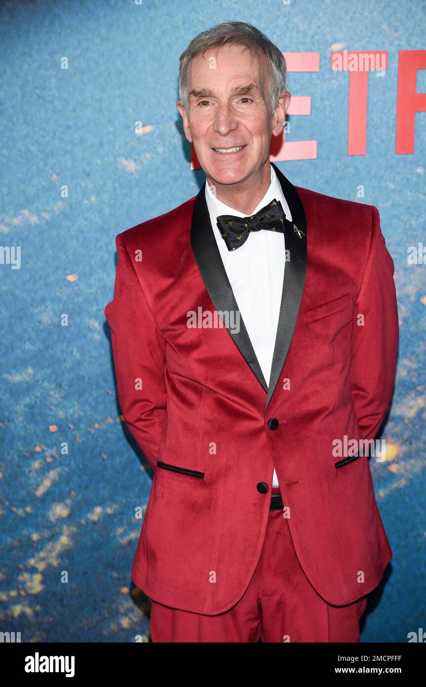 Bill Nye attends the world premiere of "Don't Look Up" at Jazz at ...