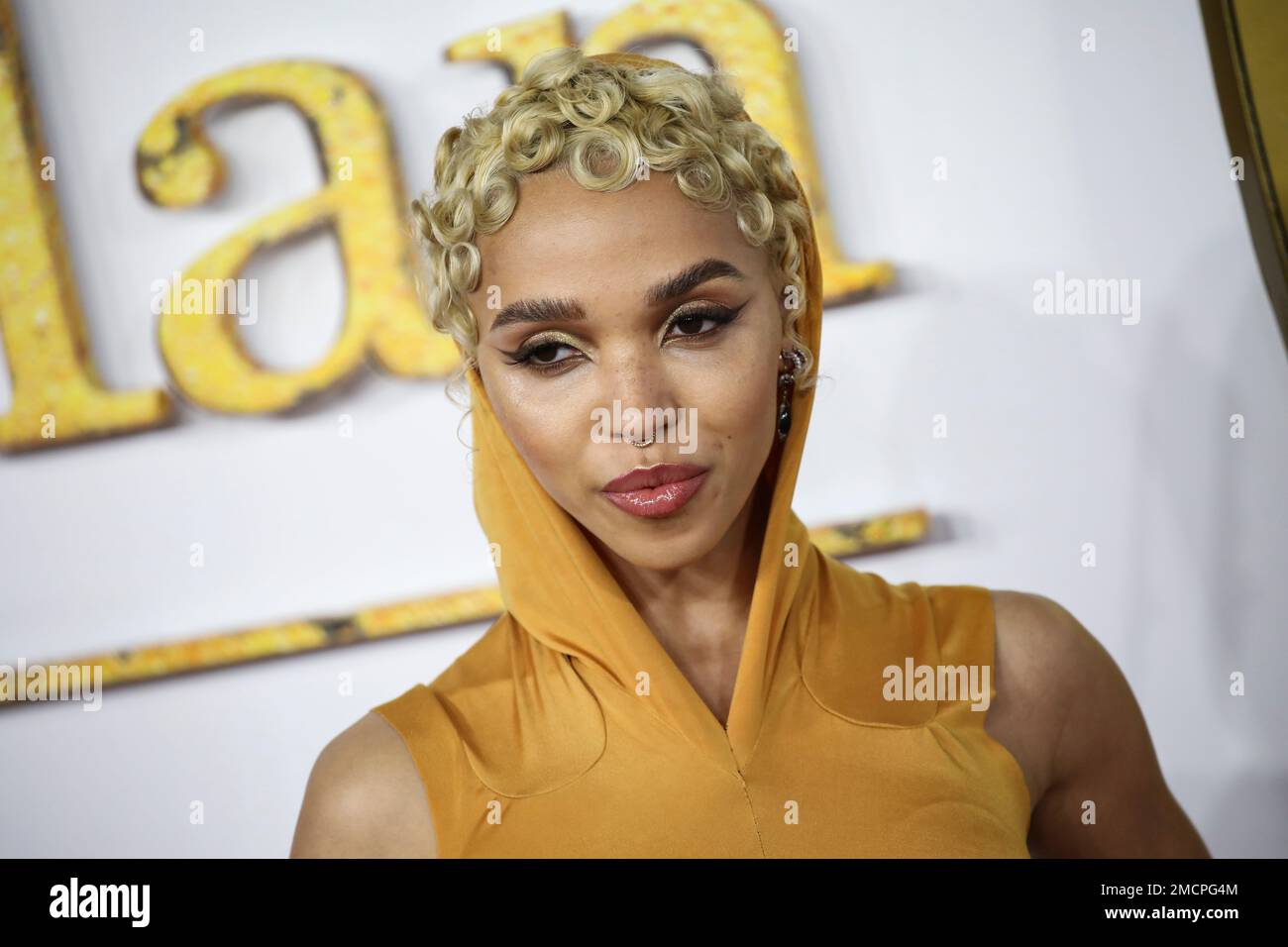 FKA Twigs poses for photographers at the World premiere of the film ...