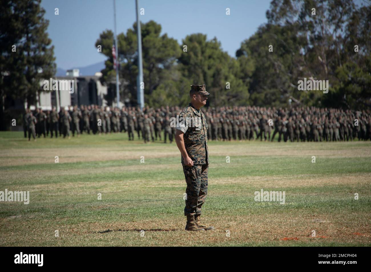 U.S. Marine Corp Col. Terry M. Johnson, 1st Marine Division chief of ...