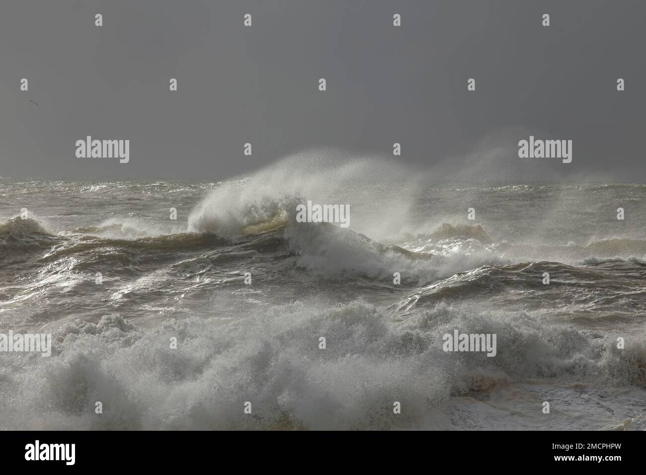 Wave texture under storm sky hi-res stock photography and images - Alamy