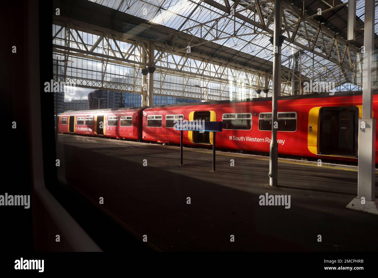 General views of Waterloo Train Station in London, UK Stock Photo - Alamy