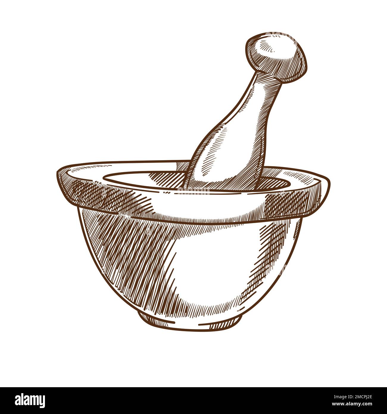 Mortar and pestle spices crushing and grinding in paste or powder Stock ...