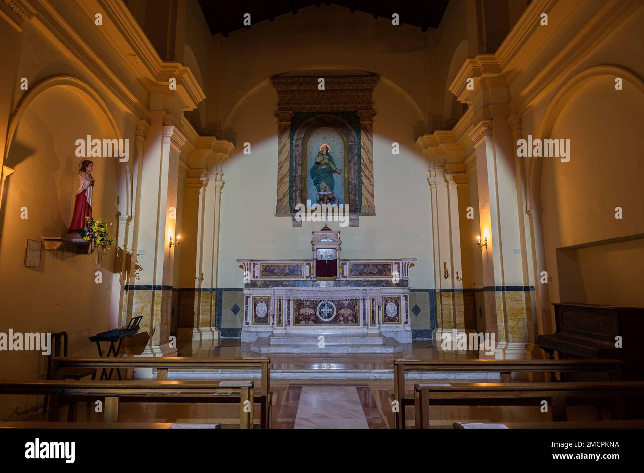 The Church of the Immaculate Conception was razed to the ground by the ...