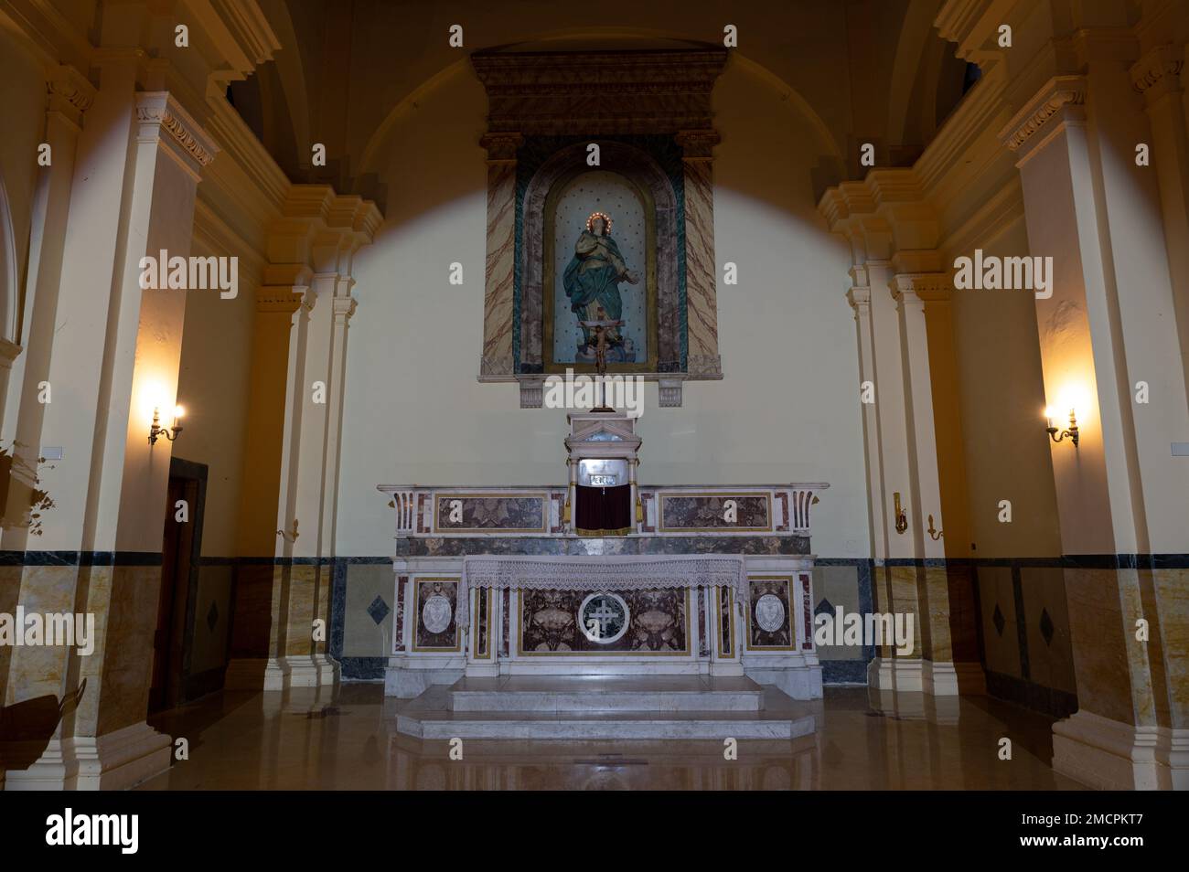 The Church of the Immaculate Conception was razed to the ground by the ...