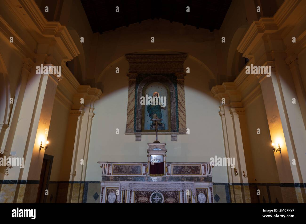 The Church of the Immaculate Conception was razed to the ground by the ...