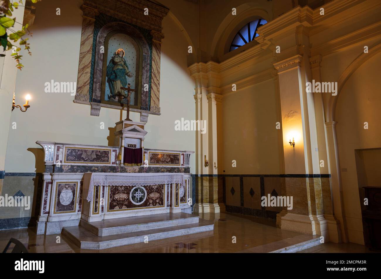 The Church of the Immaculate Conception was razed to the ground by the ...