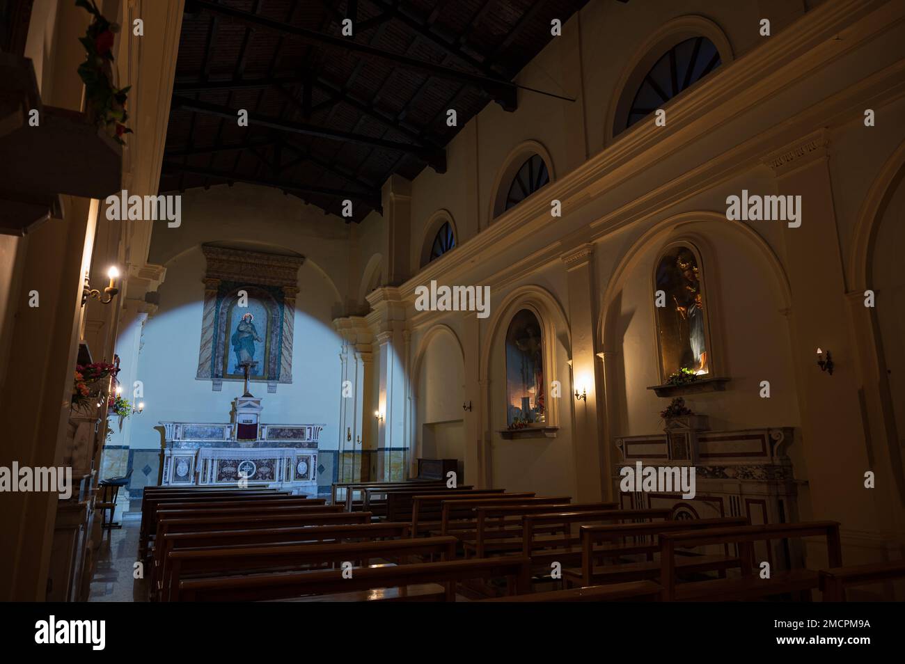 The Church of the Immaculate Conception was razed to the ground by the ...
