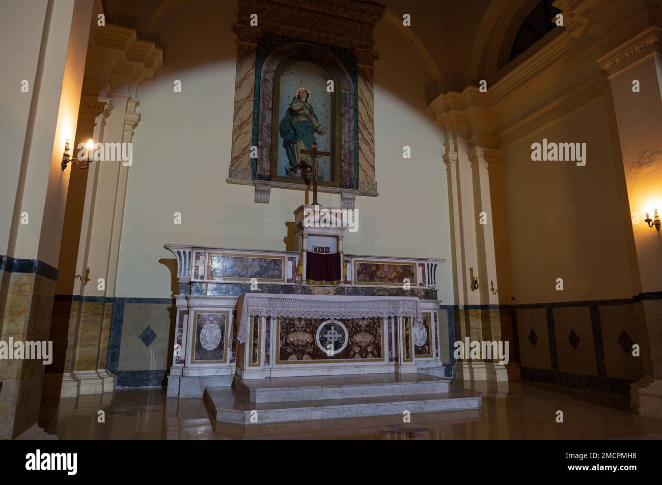 The Church of the Immaculate Conception was razed to the ground by the ...