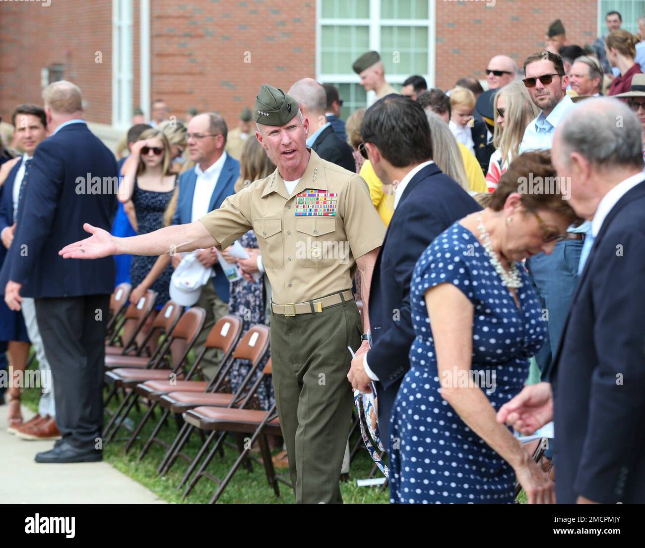 The Assistant Commandant of the Marine Corps Gen. Eric Smith takes part ...