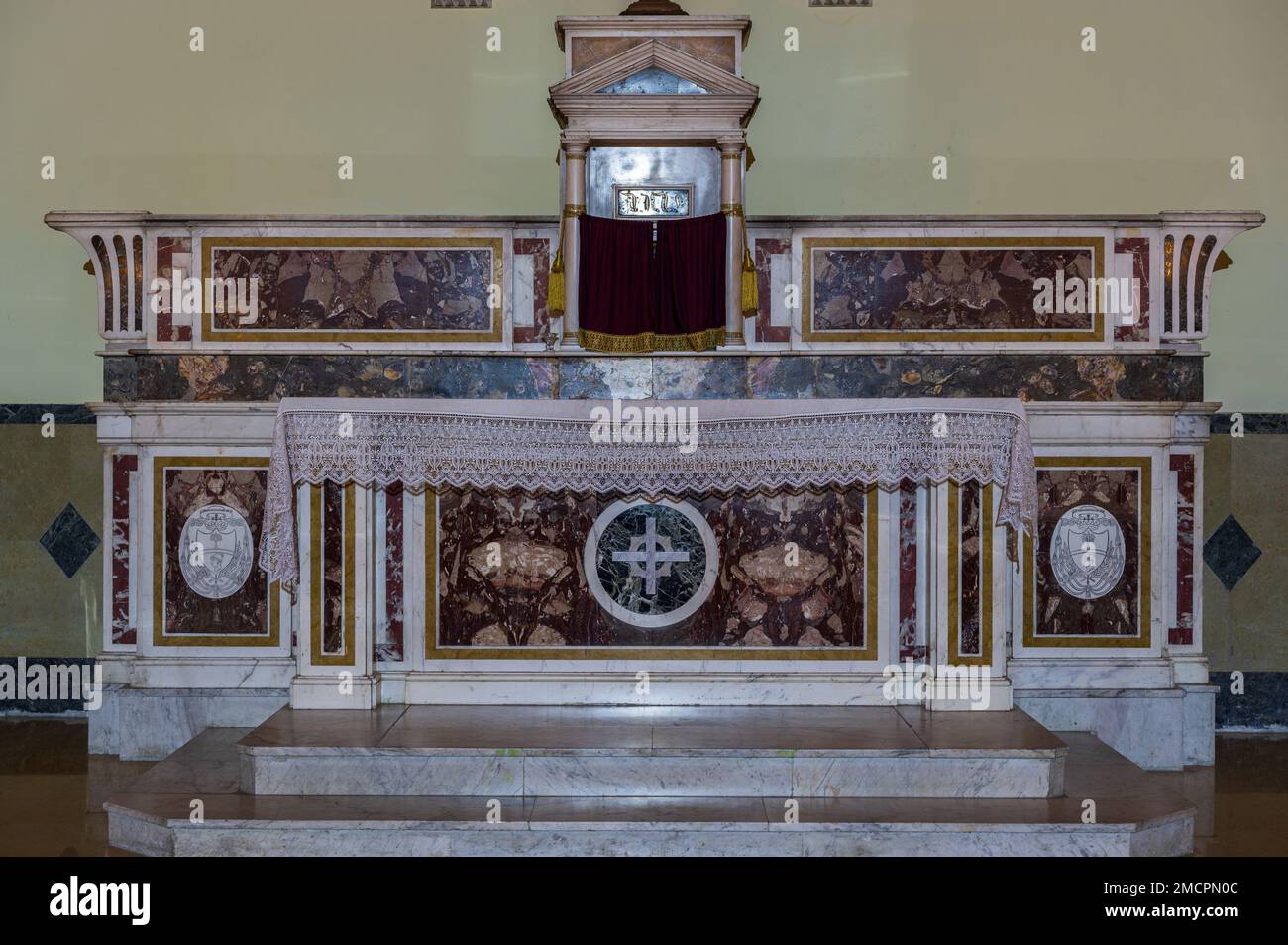 The Church of the Immaculate Conception was razed to the ground by the ...