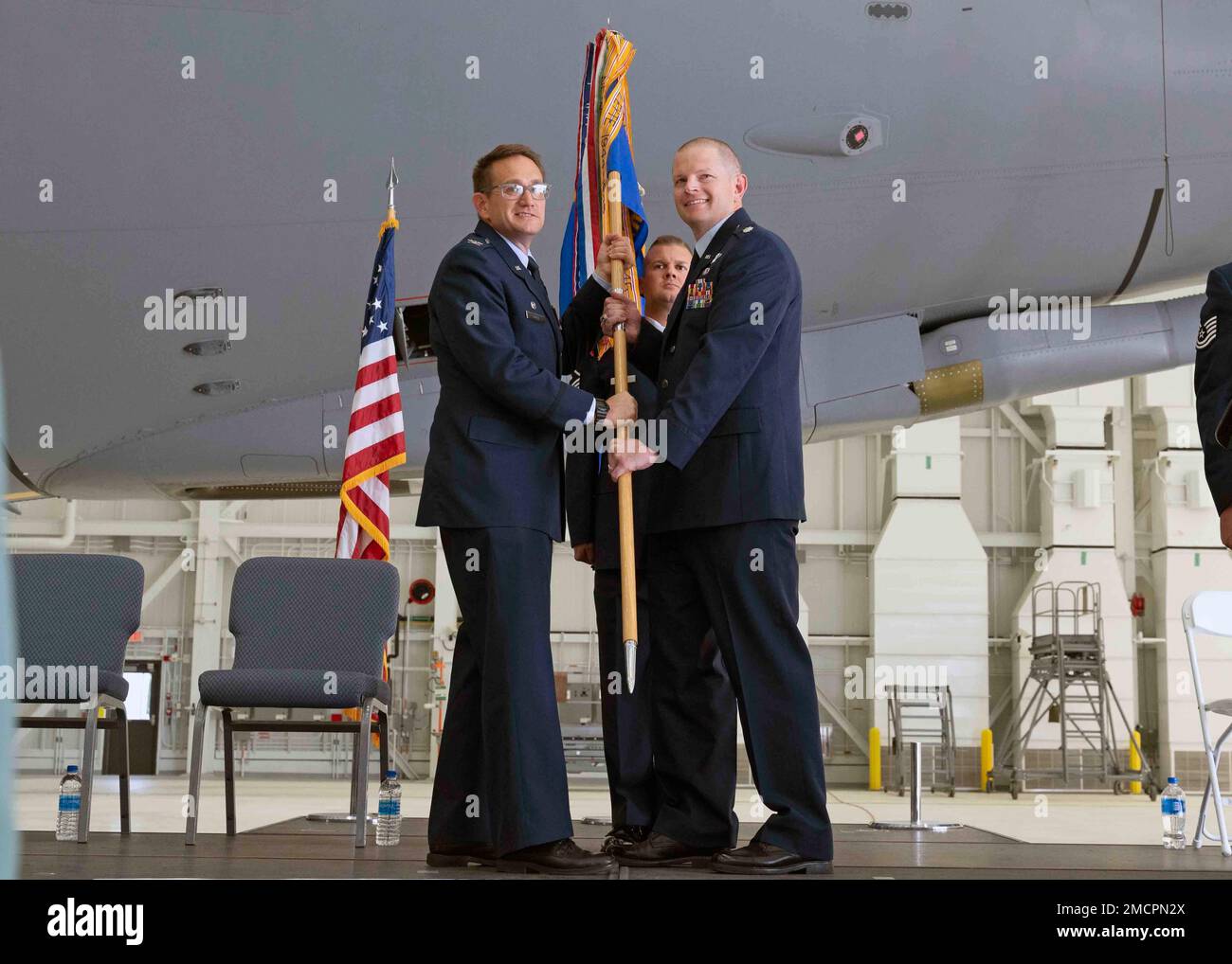 Col. Joshua Zaker, commander, 22nd Operations Group, McConnell Air ...
