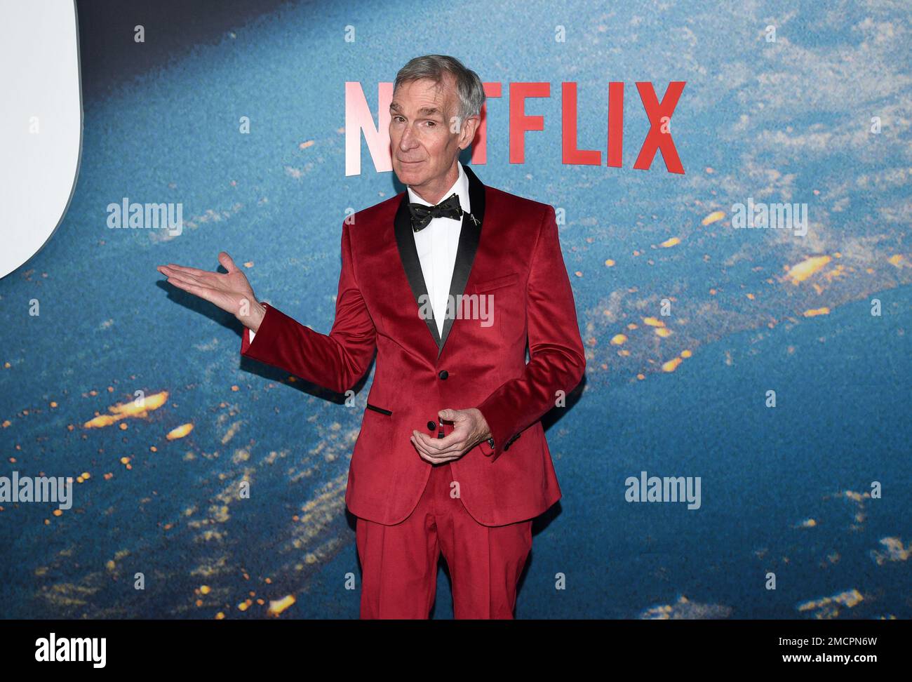 Bill Nye attends the world premiere of "Don't Look Up" at Jazz at ...