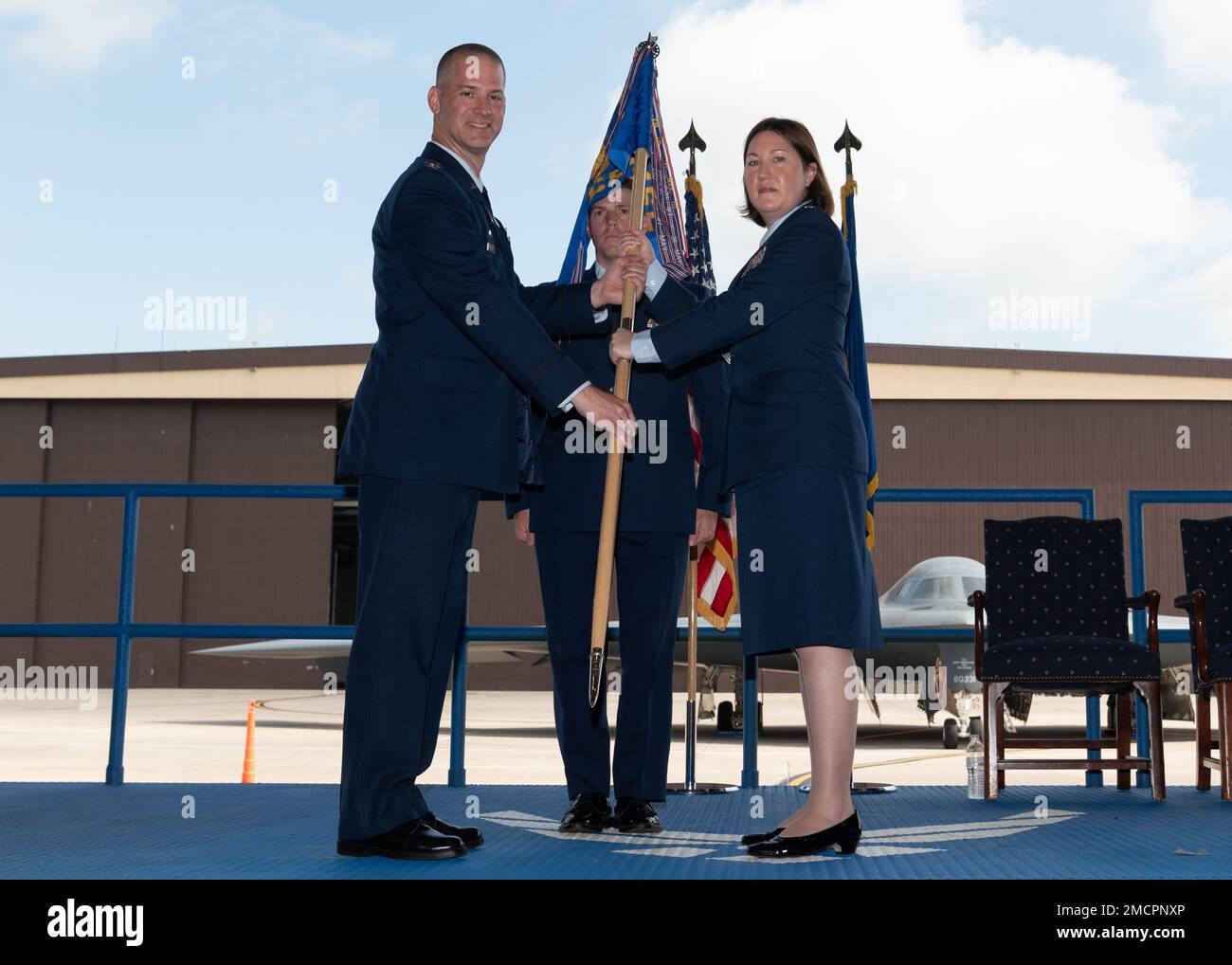 U.S. Air Force Lt. Col. Heidi Millburg assumes command of the 509th ...