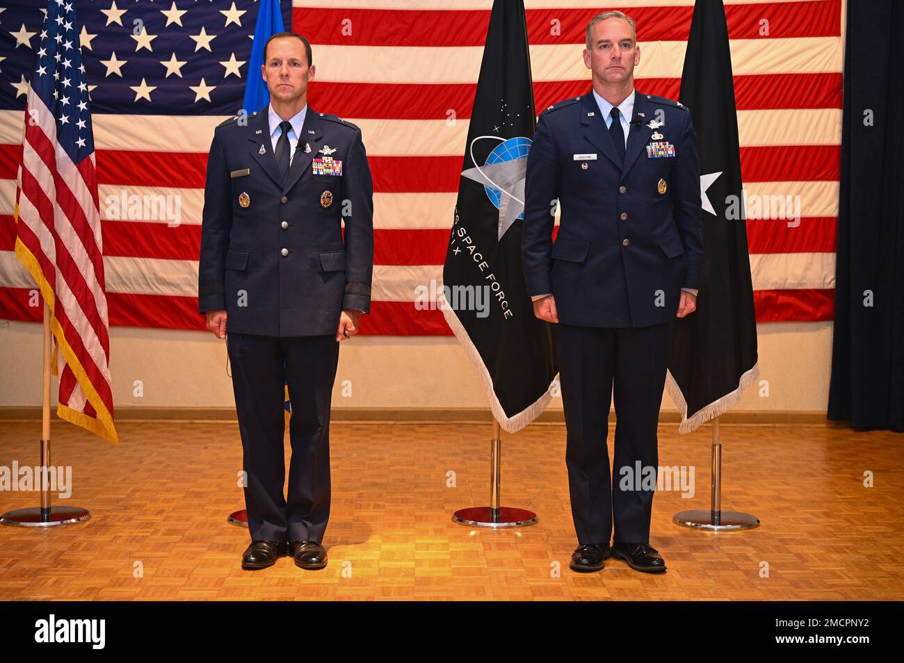 U.S. Air Force Col. Kris Barcomb, Space Launch Delta 30 vice commander ...