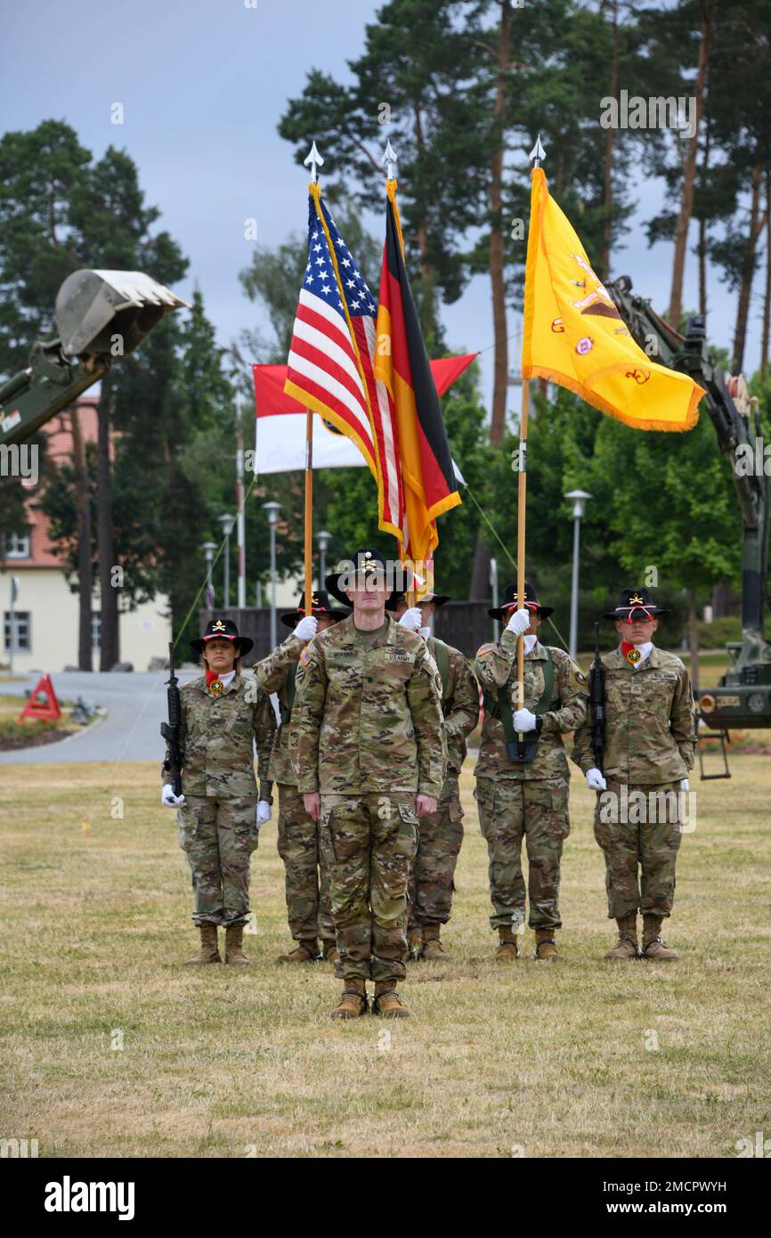 U.S. Army Lt. Col. William Murray, Commander of the Regimental Engineer ...