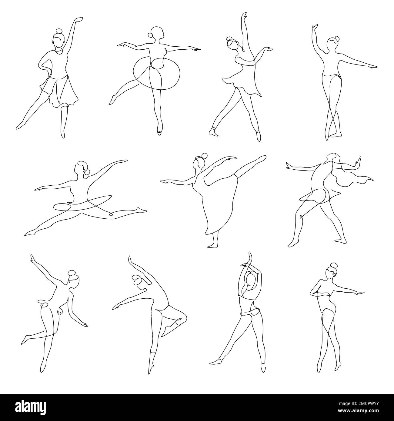 Attractive body movements Cut Out Stock Images & Pictures - Alamy