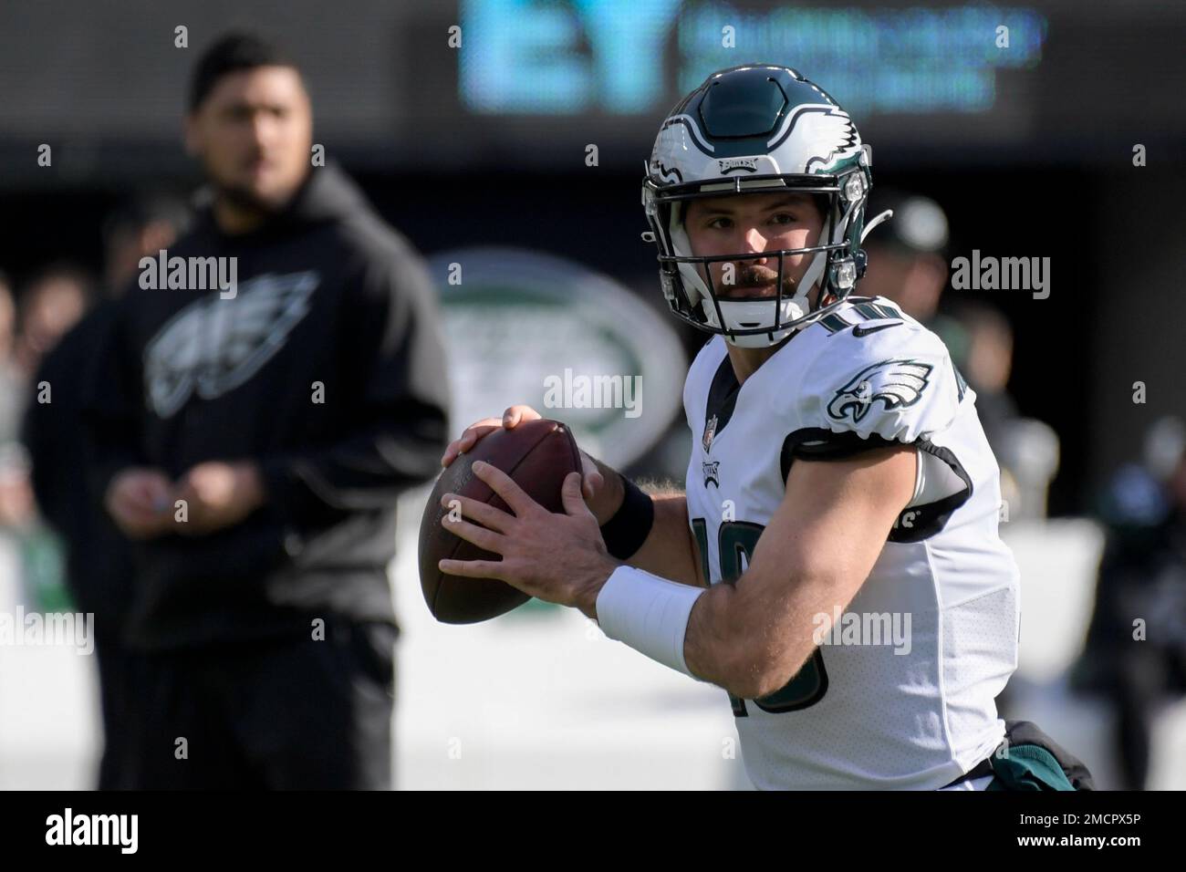 Philadelphia Eagles quarterback Gardner Minshew practices before an NFL ...