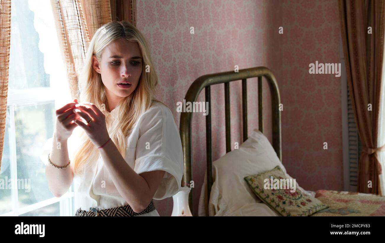 EMMA ROBERTS in ABANDONED (2022), directed by SPENCER SQUIRE. Credit ...