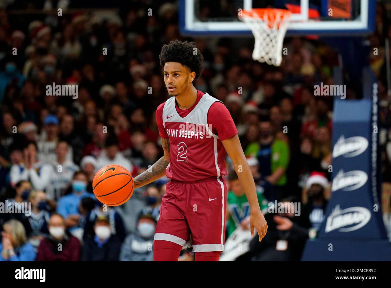 Saint Joseph's Erik Reynolds II plays during an NCAA college basketball ...