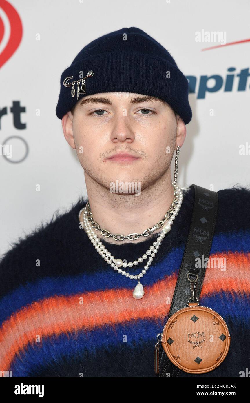 Trevor Daniel arrives at the 2021 Jingle Ball Los Angeles at the Forum ...