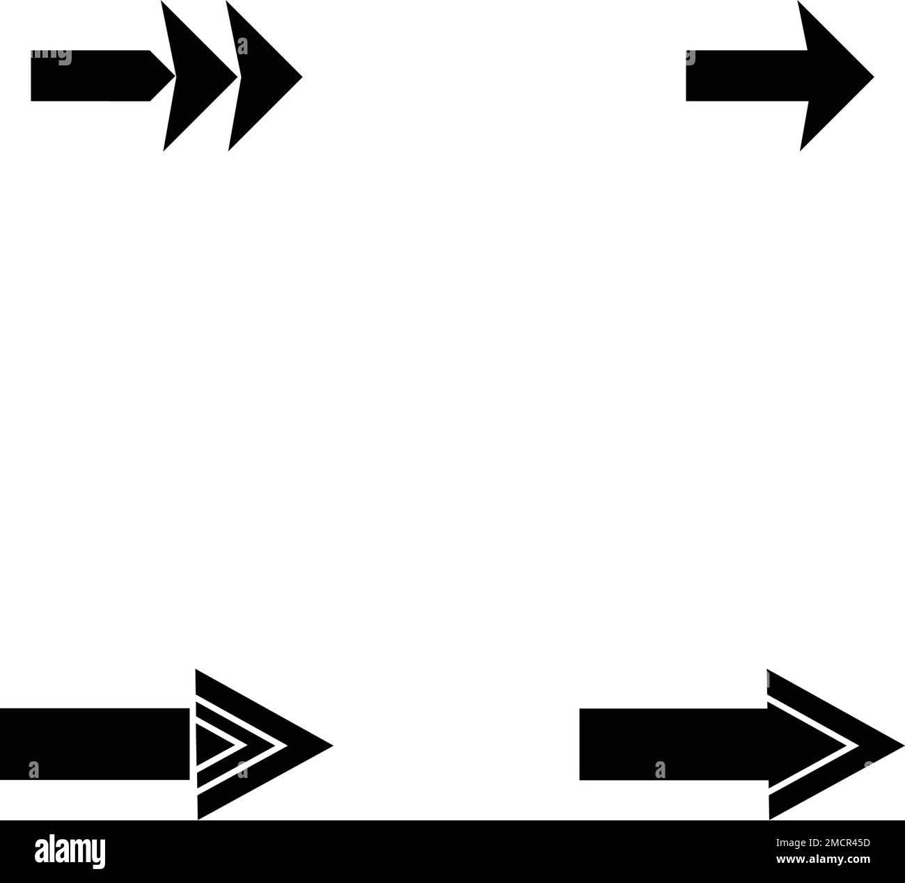 Arrow icon set vector illustration Logo Template design Stock Vector ...