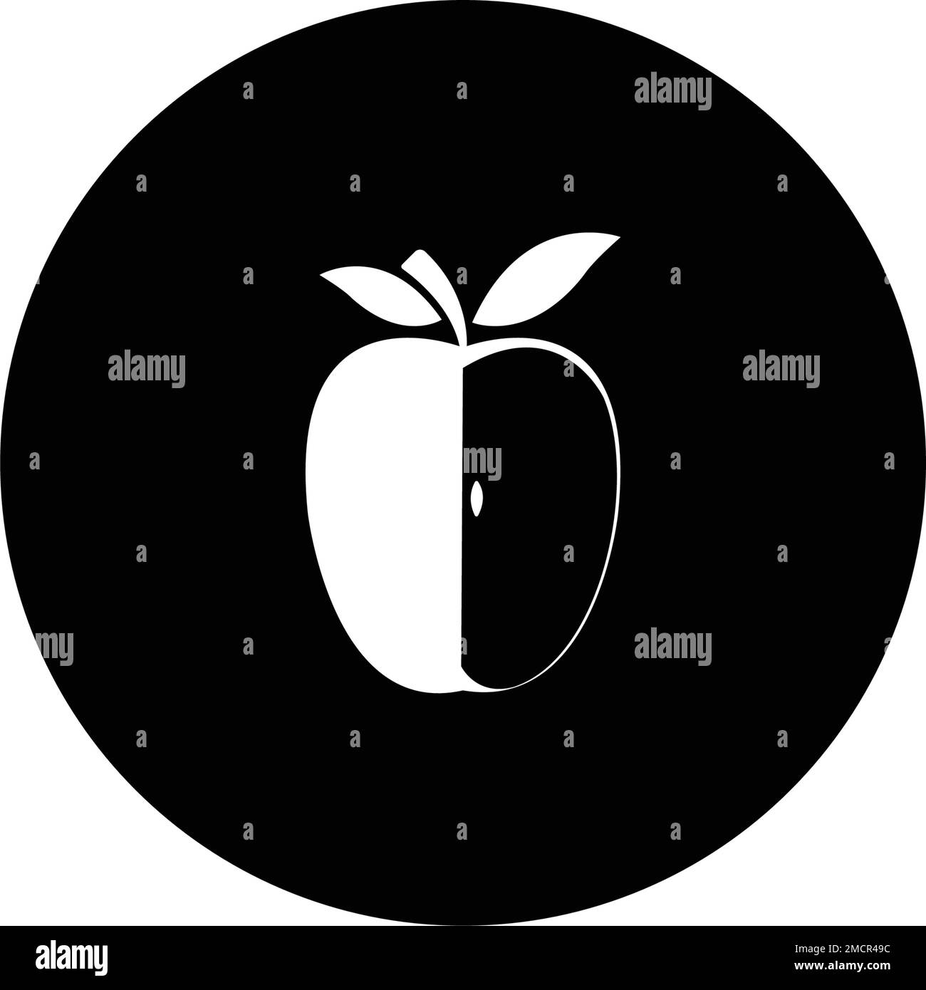 Healthy Apple icon logo vector illustration Stock Vector Image & Art ...