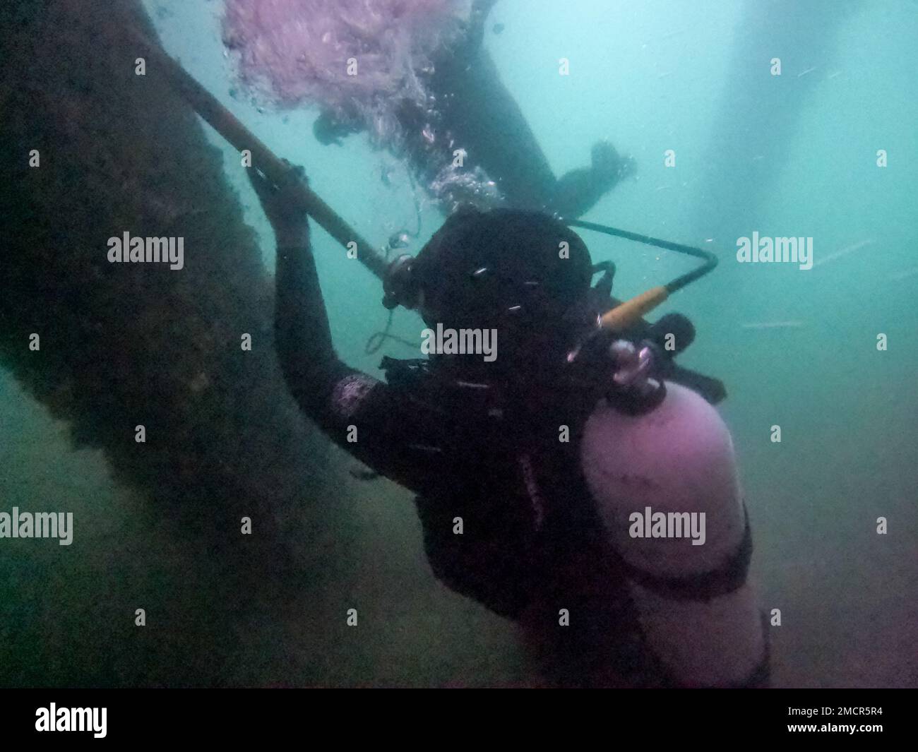 Soldiers from the 7th Engineer Dive Detachment – U.S. Army, 130th ...