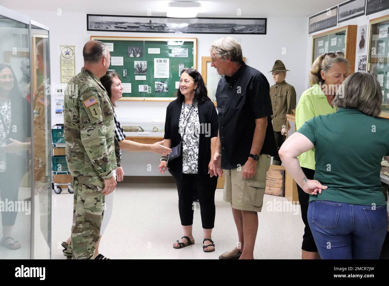 Descendants of Maj. Gen. Robert Bruce McCoy, the man whom Fort McCoy ...