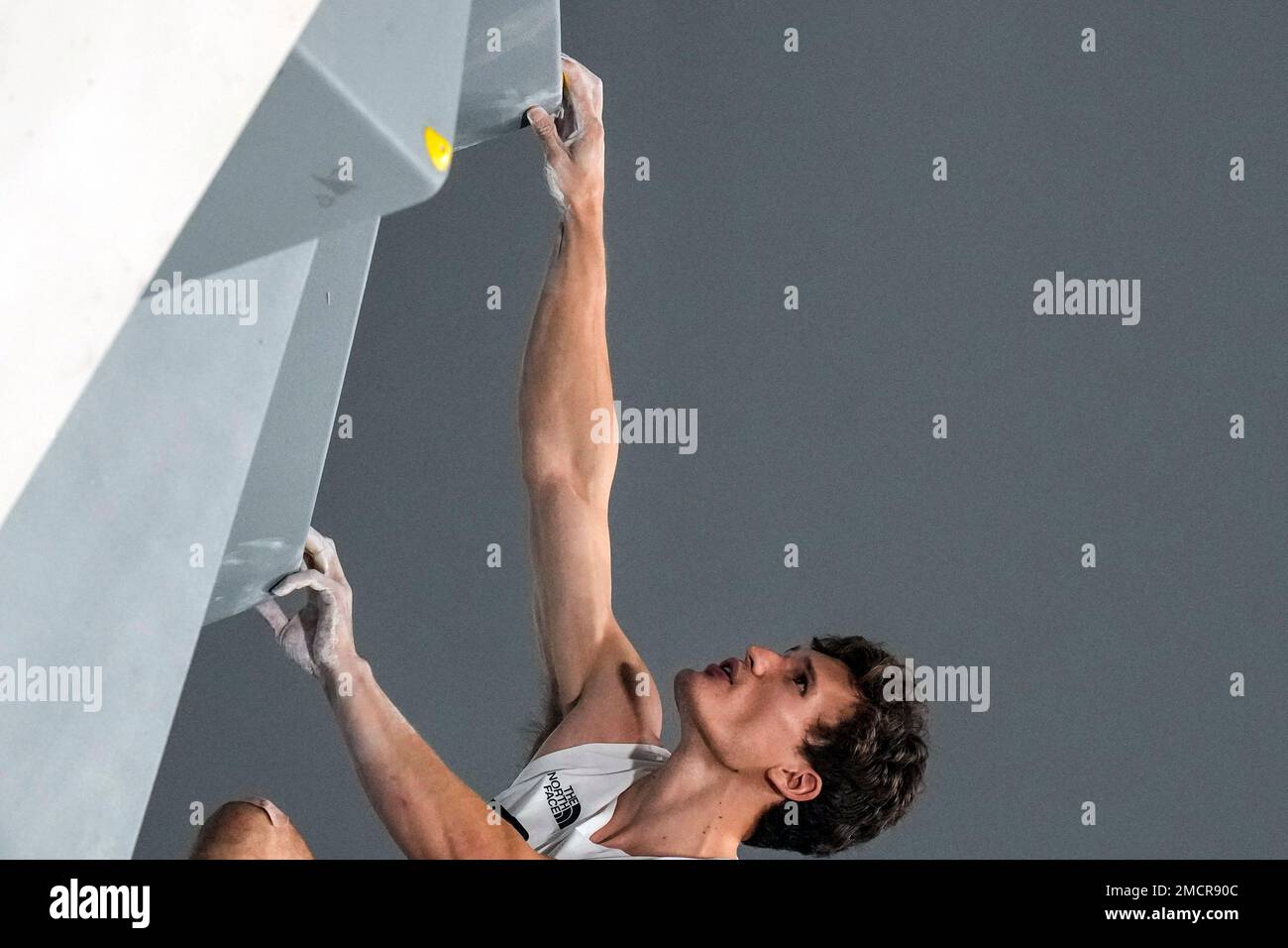 FILE - Nathaniel Coleman, of the United States, competes during the ...