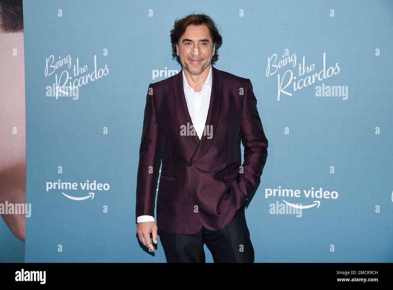 Javier Bardem attends the premiere of "Being The Ricardos" at Jazz at ...