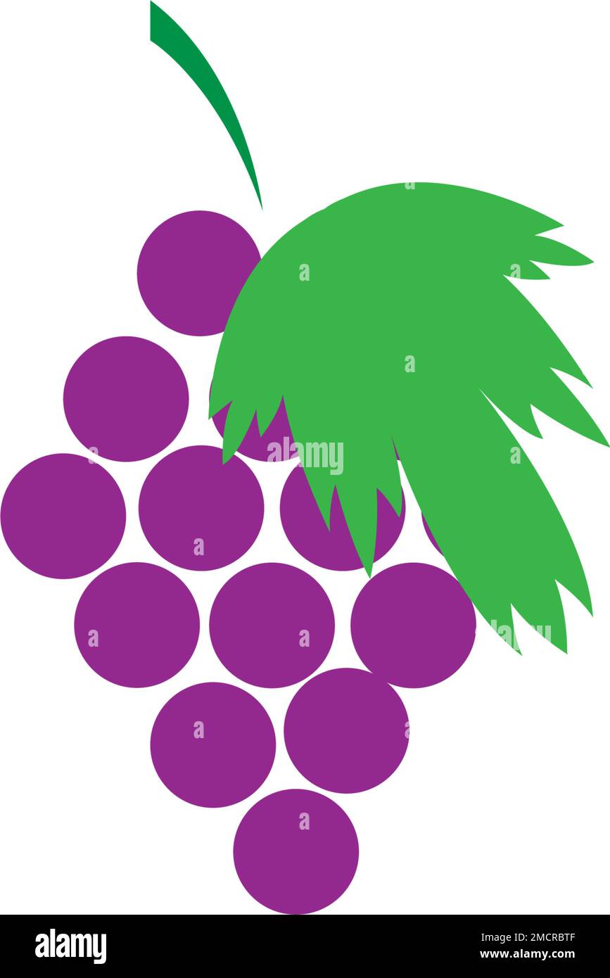 grape icon logo stock illustration design Stock Vector Image & Art - Alamy