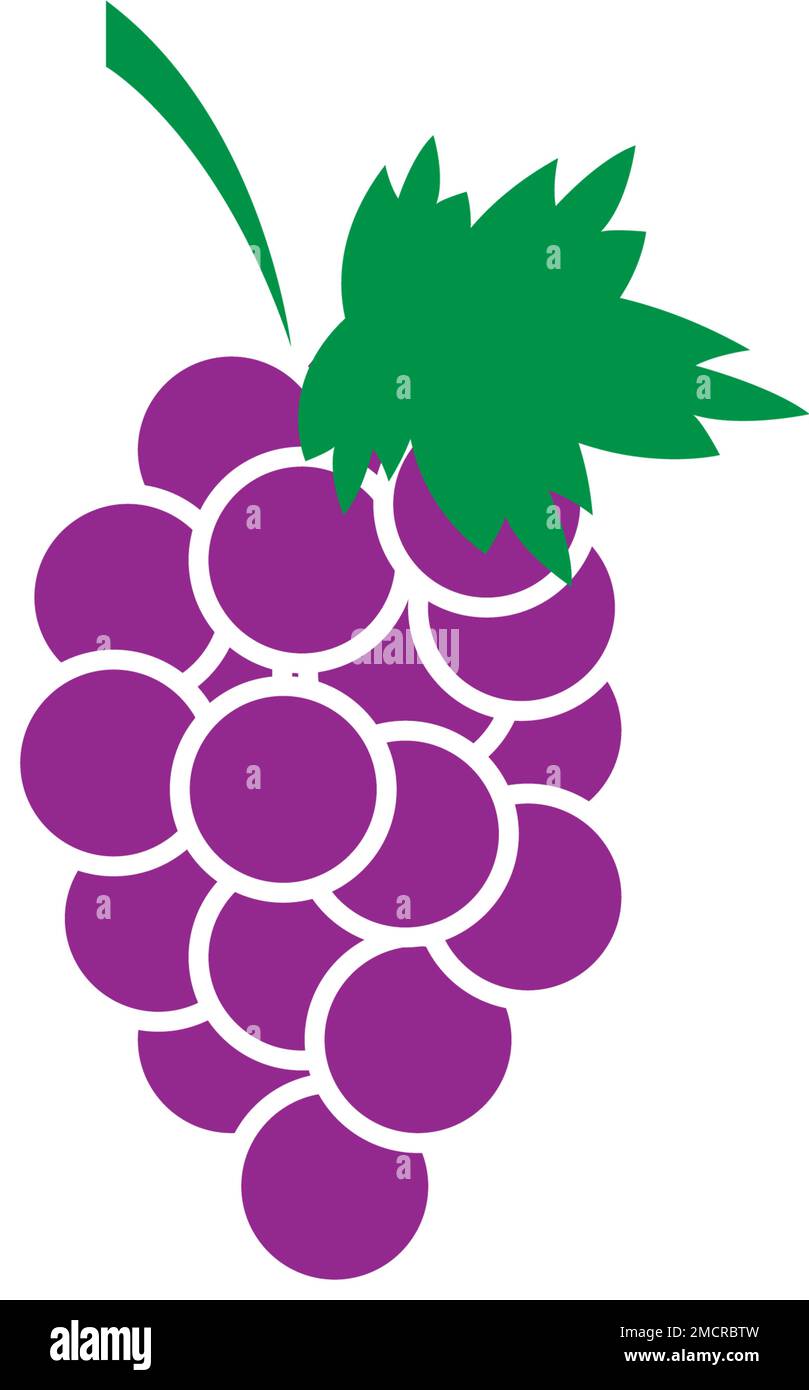 grape icon logo stock illustration design Stock Vector Image & Art - Alamy