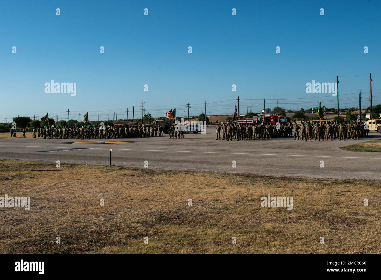 The battalions of 89th Military Police Brigade stand in formation ...