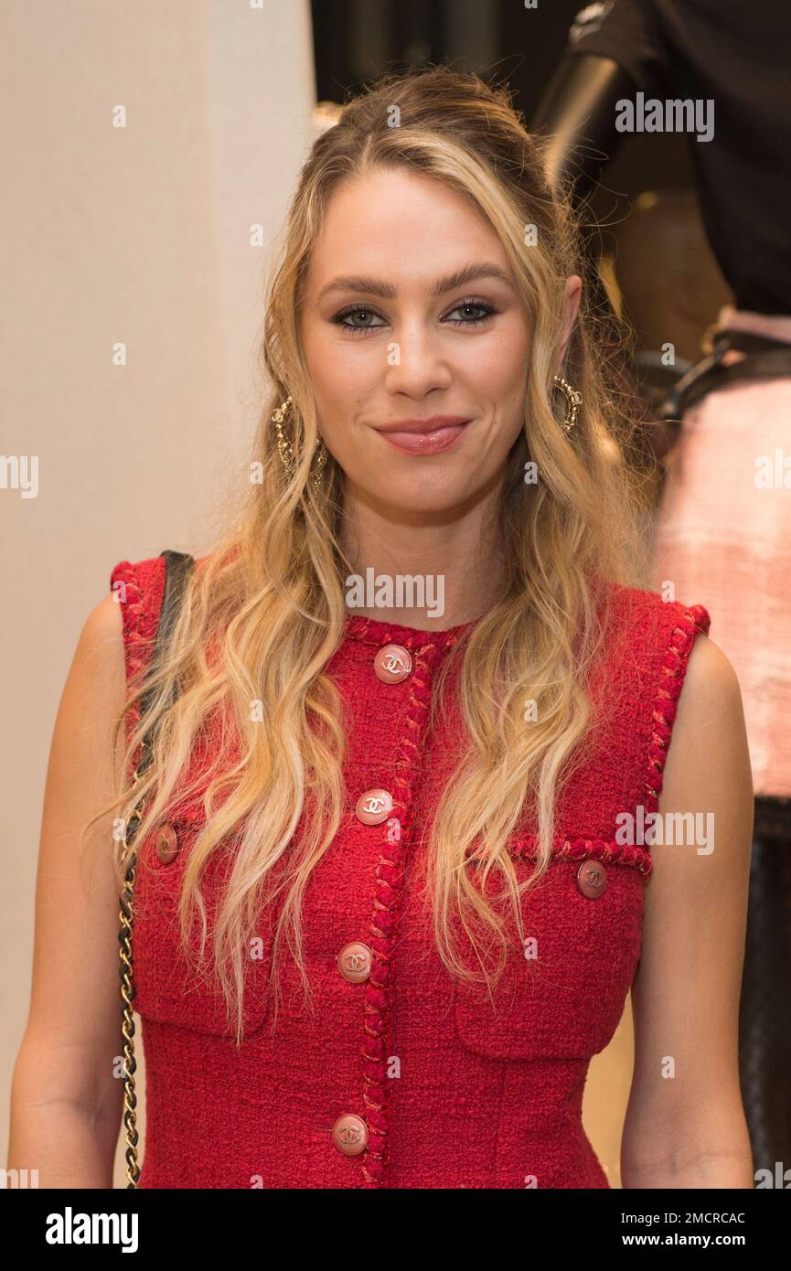 Dylan Frances Penn attends the CHANEL Miami Design District boutique ...