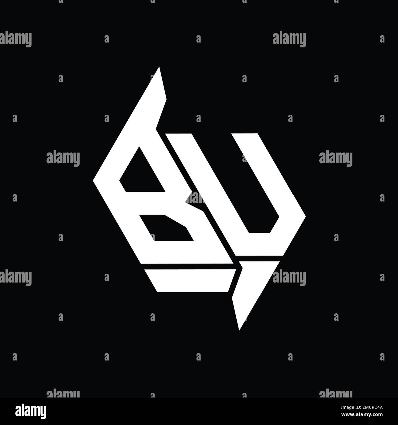 BV Logo monogram hexagon modern abstract shape vector images design ...