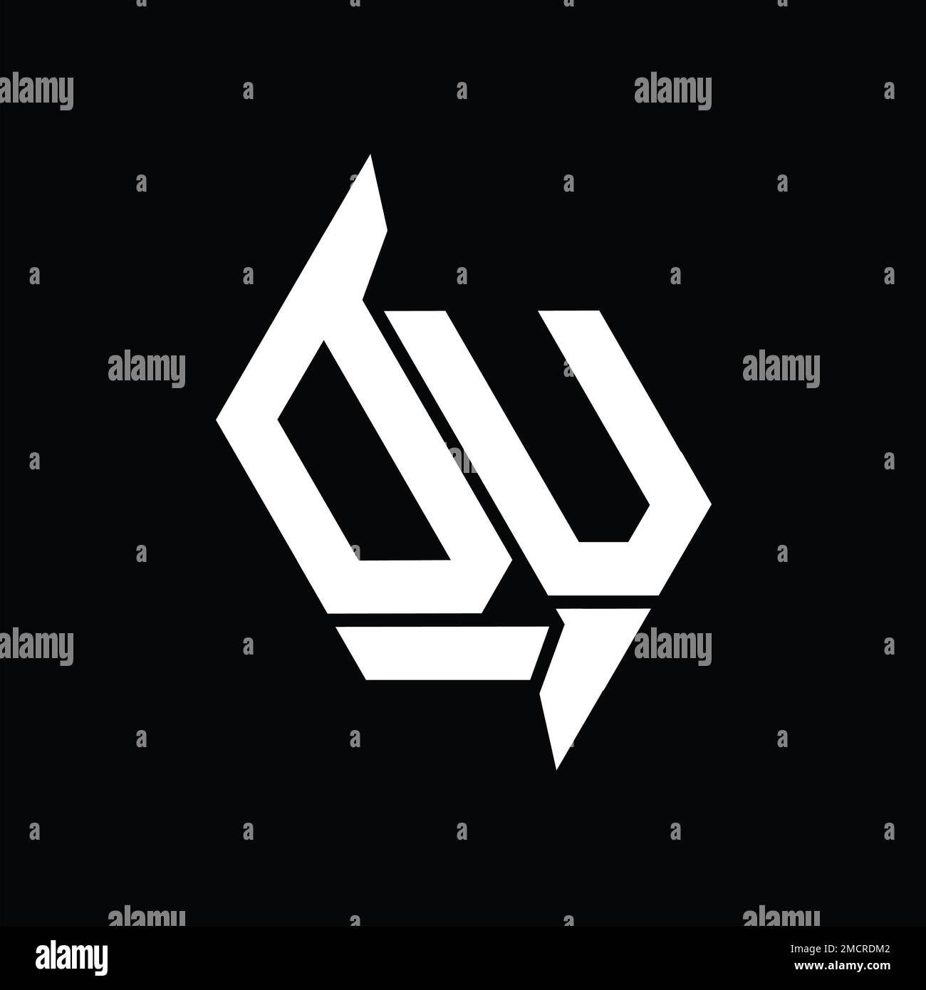 DV Logo monogram hexagon modern abstract shape vector images design ...