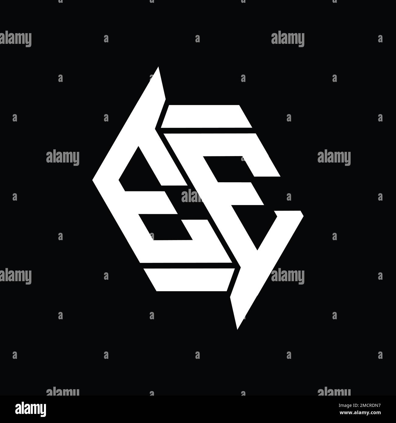 EE Logo monogram hexagon modern abstract shape vector images design ...